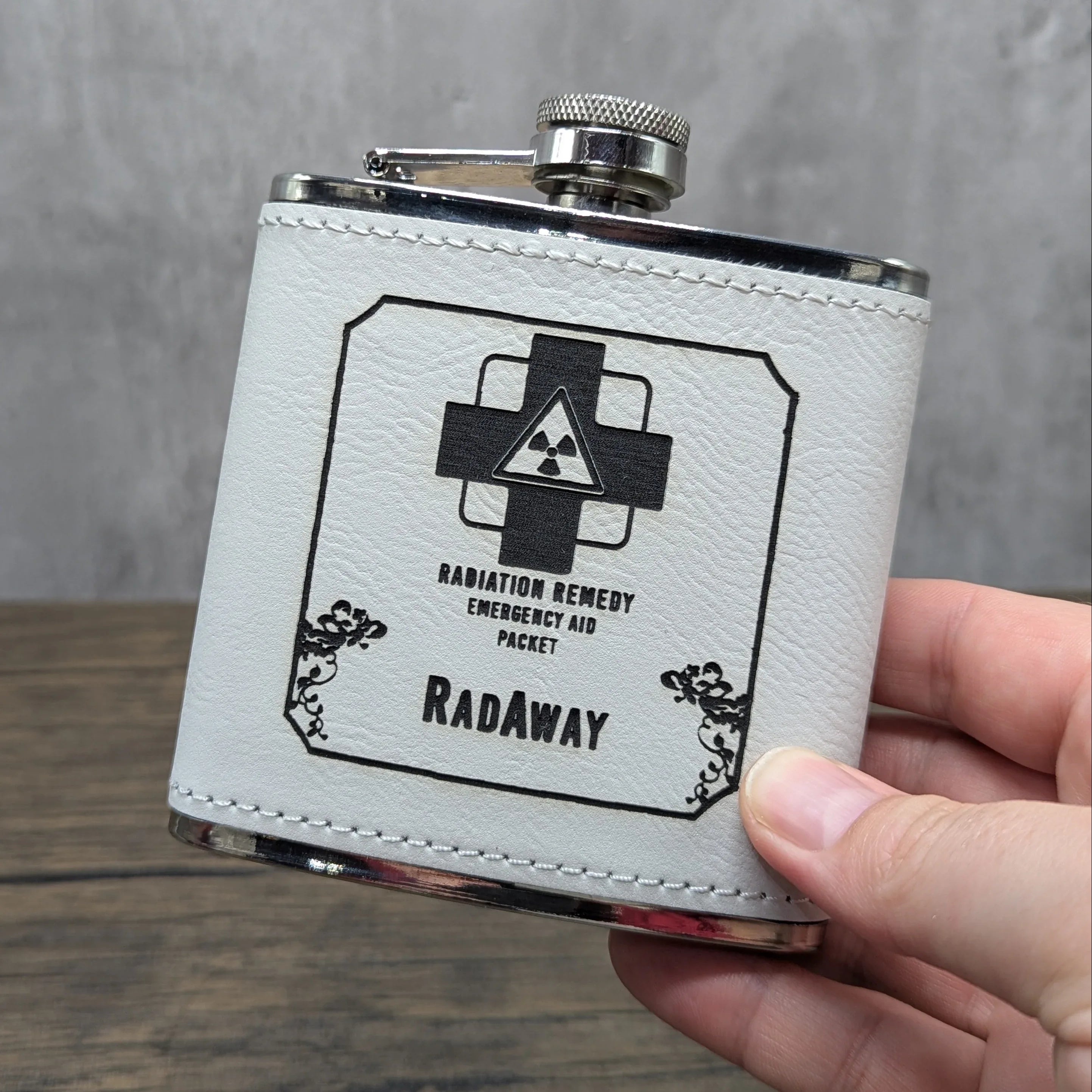 Rad-Away - Fallout | Nerdy Flasks – Hexwood Forge